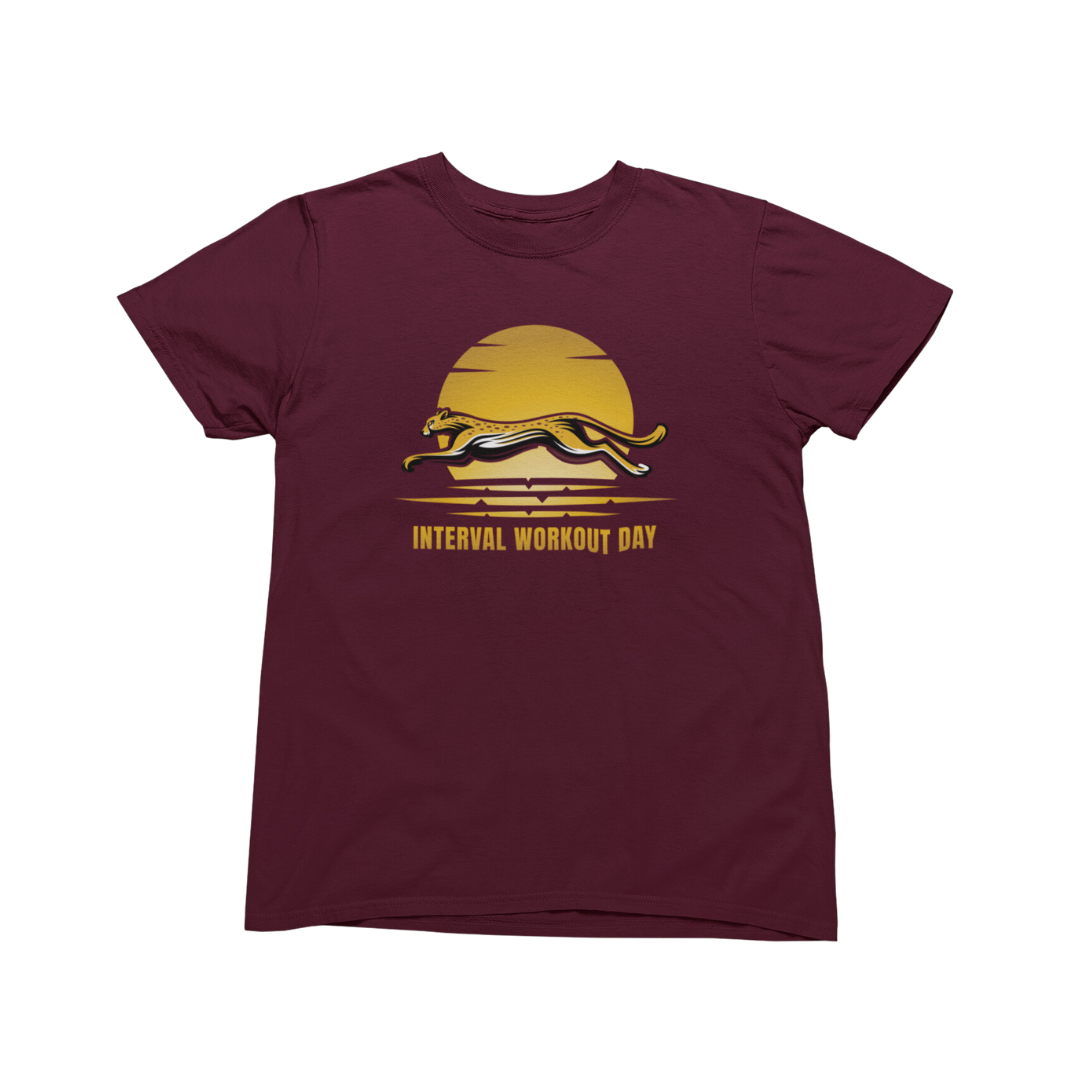 Running T-Shirt - Intervals Workout Day– RunnerMrch